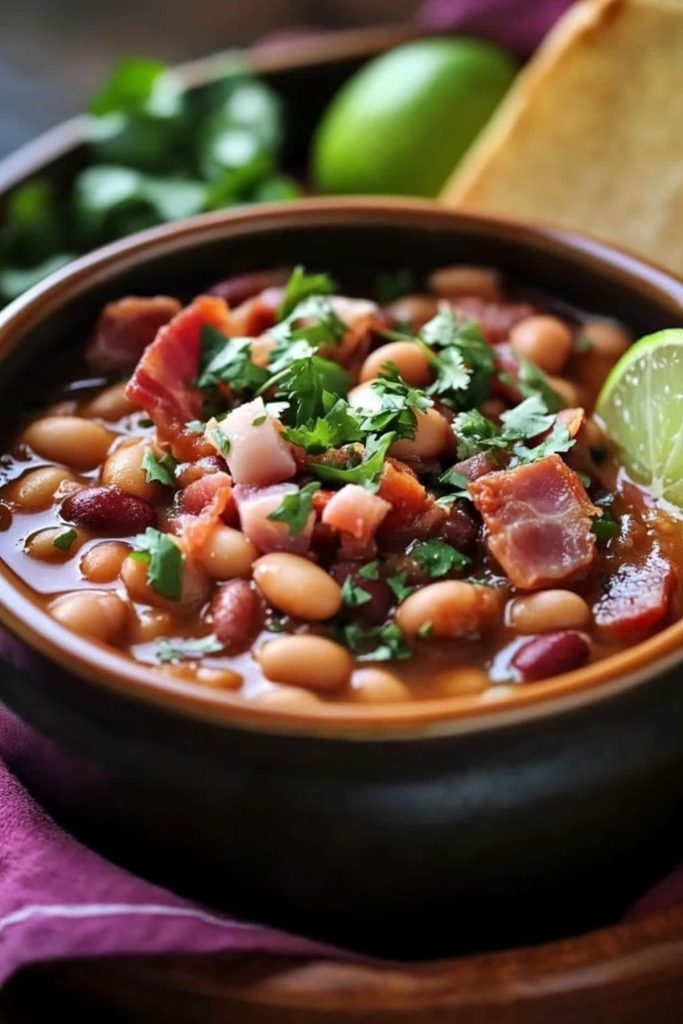 Charro Beans Recipe - KitchenMomy