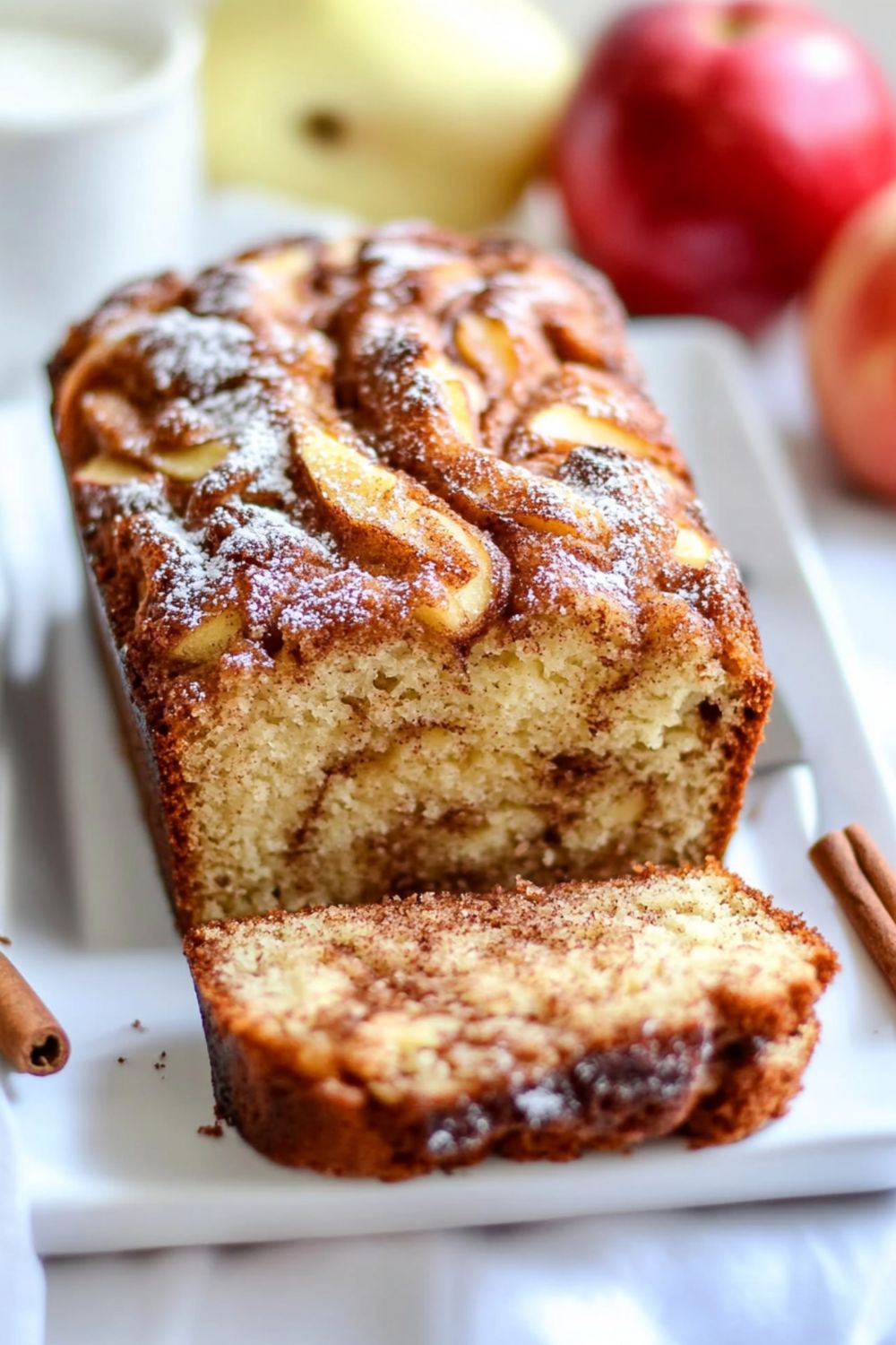 Homemade Apple Cinnamon Swirl Loaf
