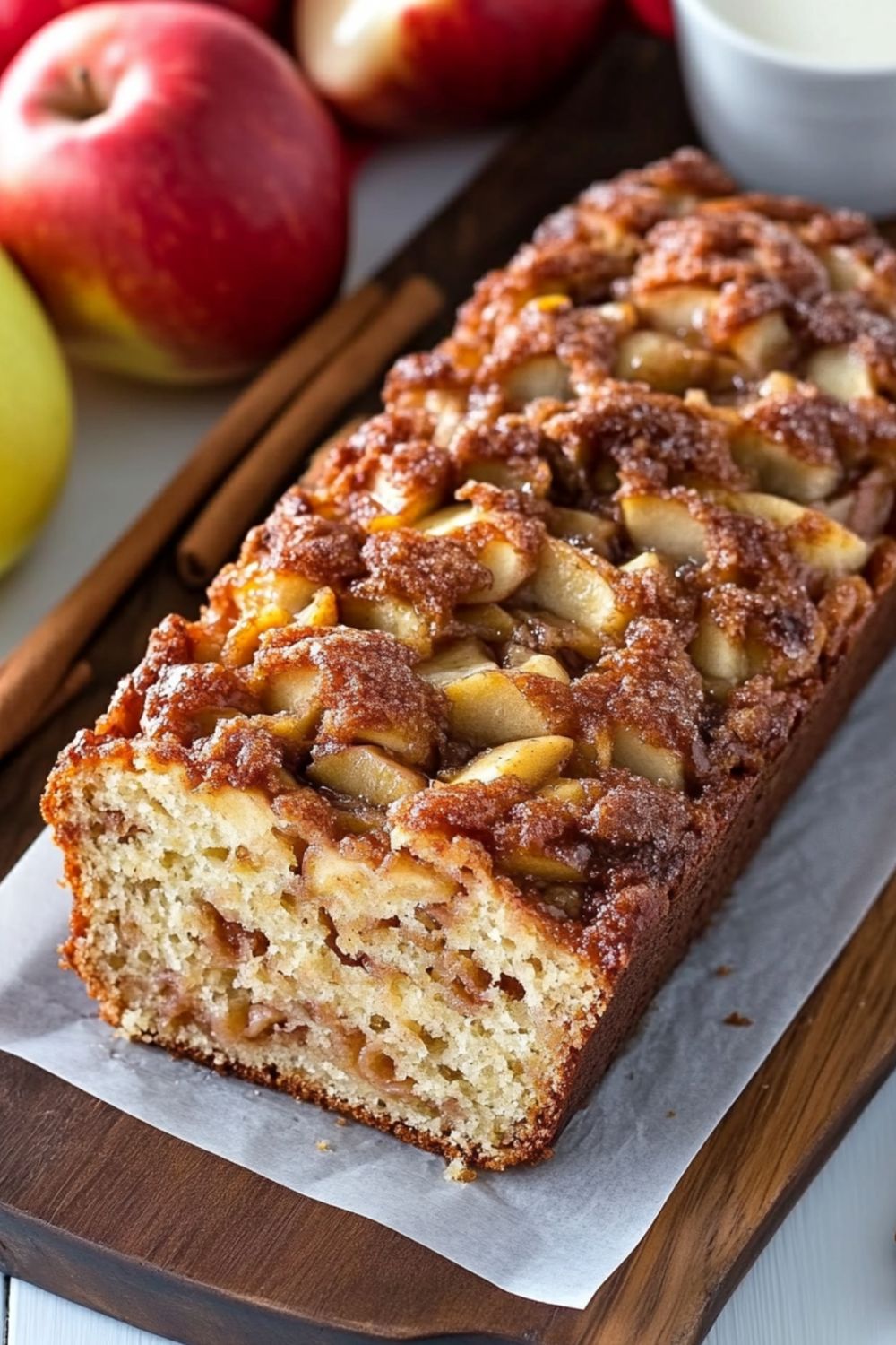Easy Amish Apple Fritter Bread