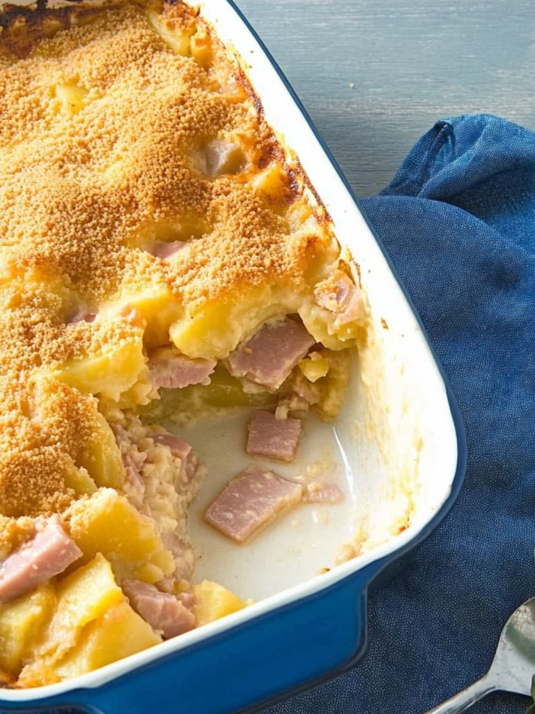 Deliciously Easy Leftover Ham n Potato Casserole Recipe