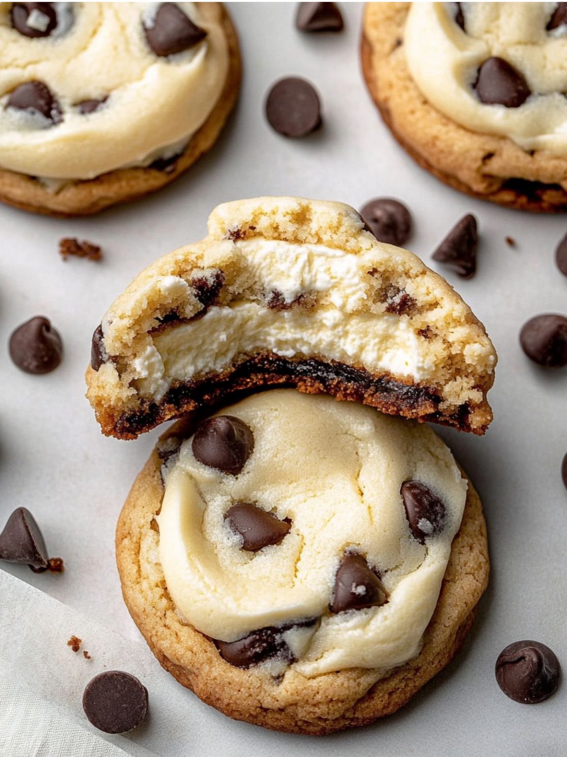 Chocolate Chip Cheesecake Cookies