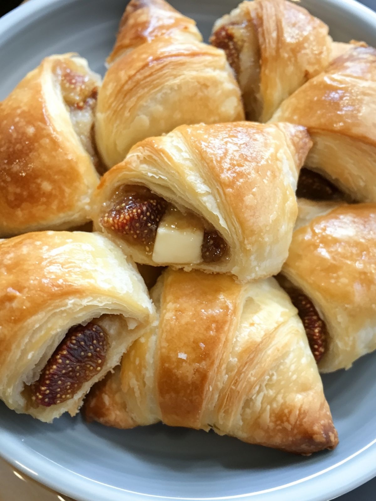 Easy Fig and Brie Breakfast Rolls Recipe