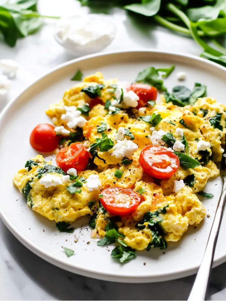 Mediterranean Scrambled Eggs Recipe