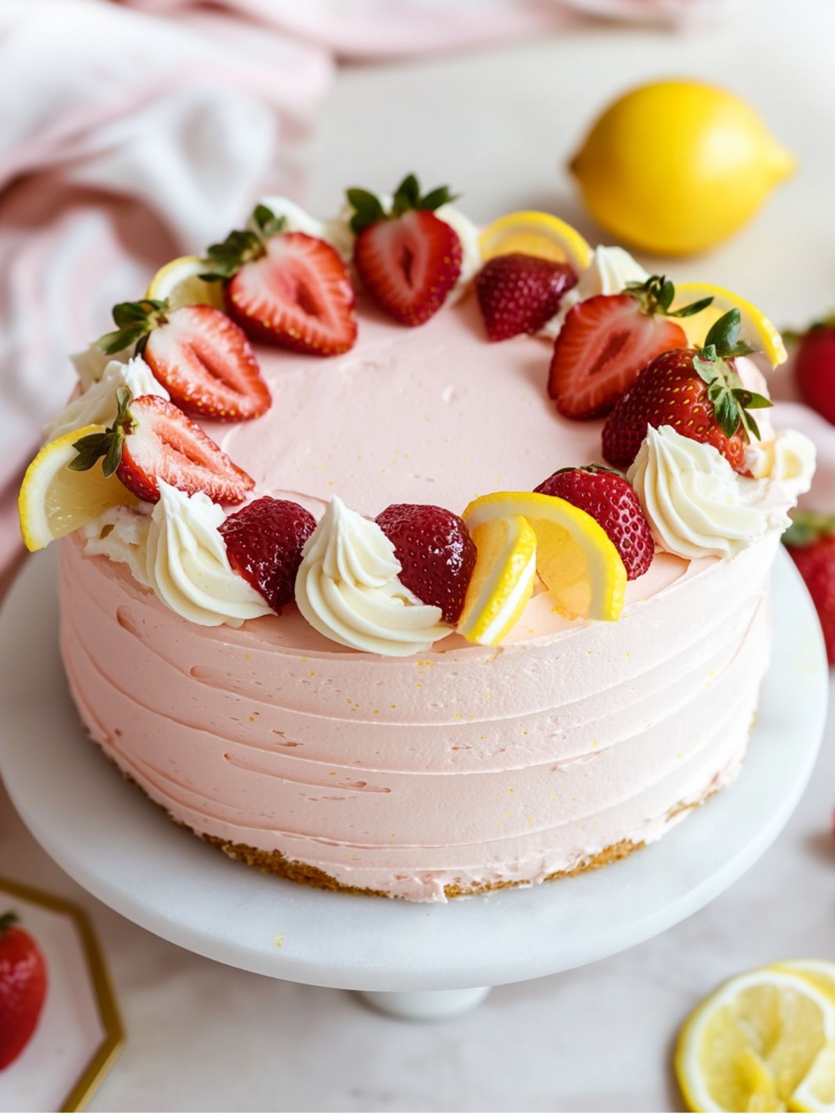Strawberry Lemon Cake