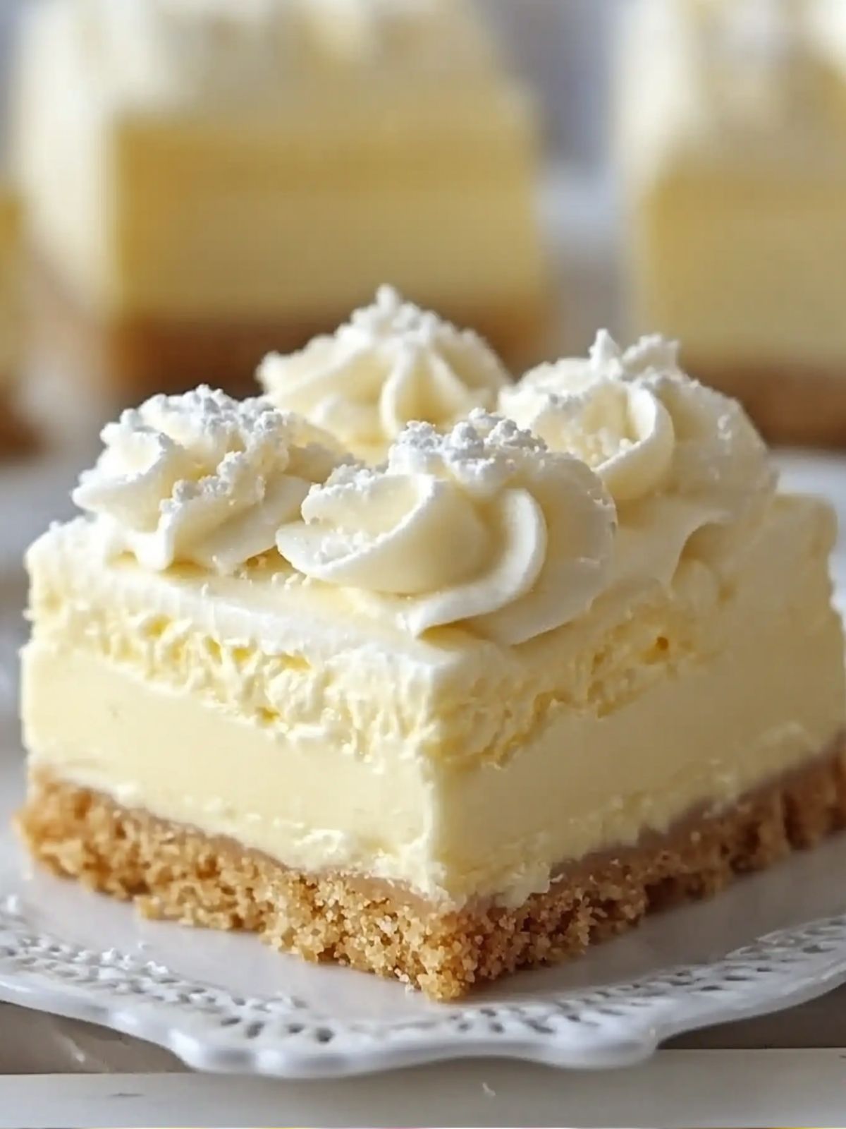 Vanilla Custard Cream Squares