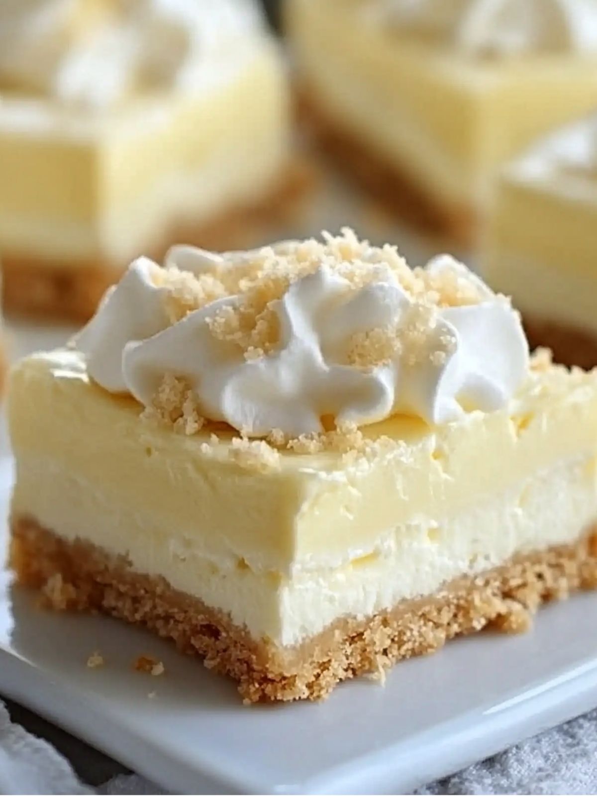 Vanilla Custard Cream Squares