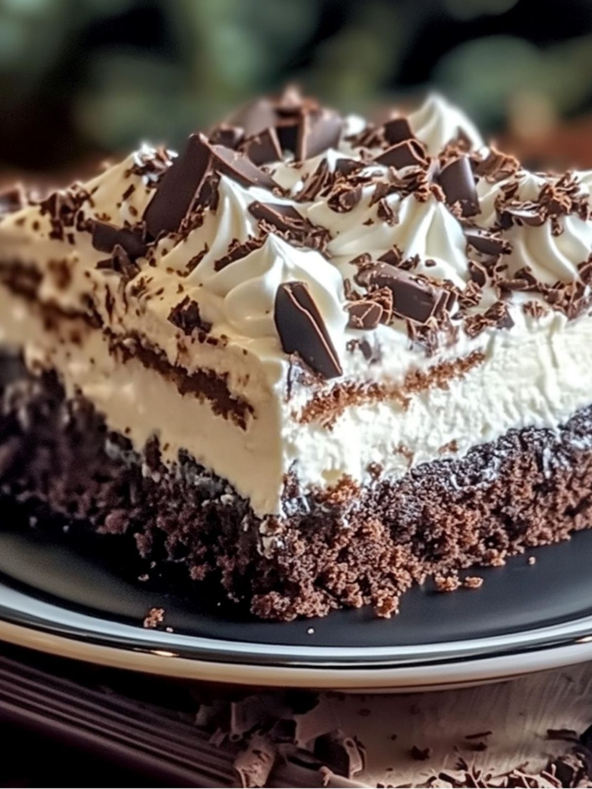 Brownie Refrigerator Cake