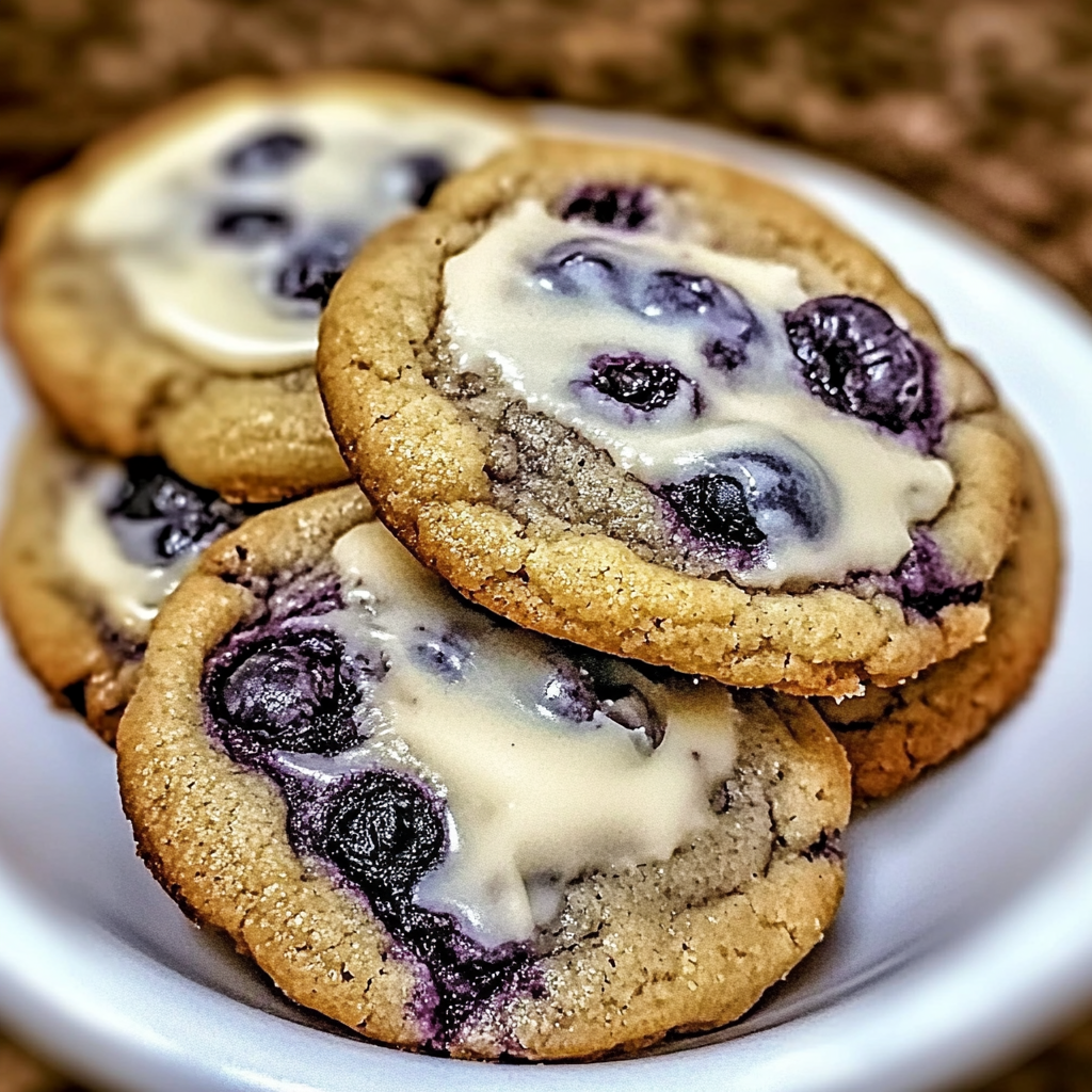 Blueberry Cheesecake Cookies