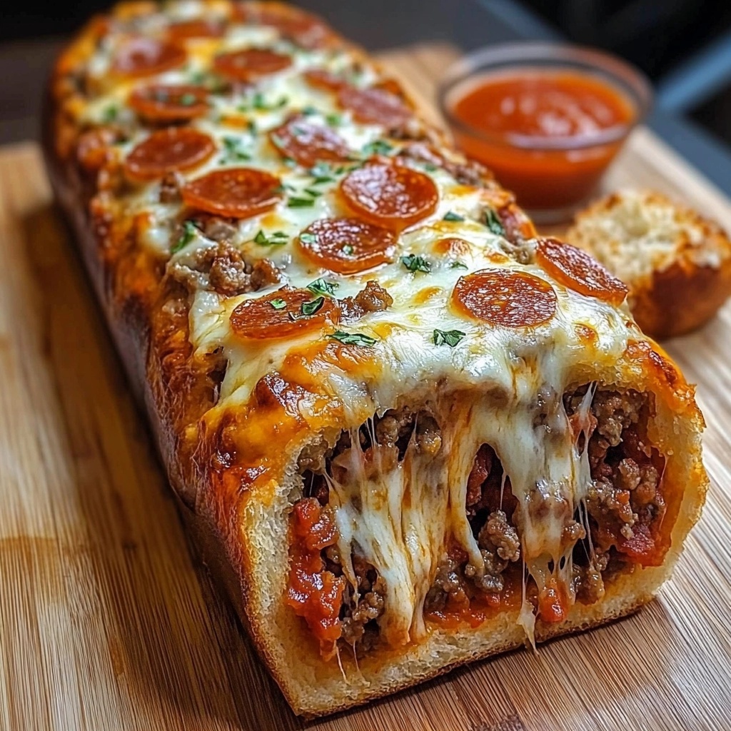 Cheesy Garbage Bread Delight