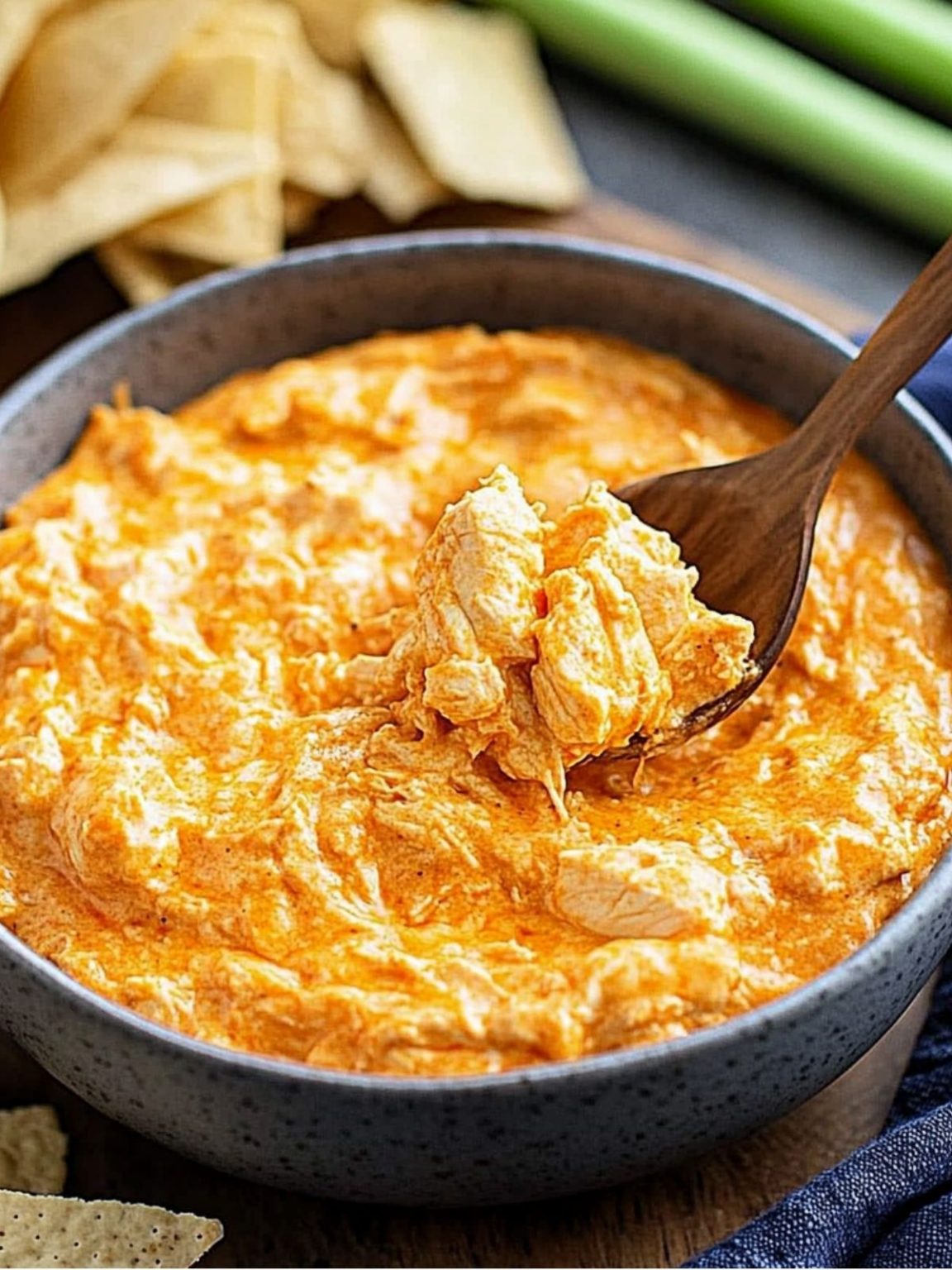 Ultimate Crockpot Buffalo Chicken Dip Recipe