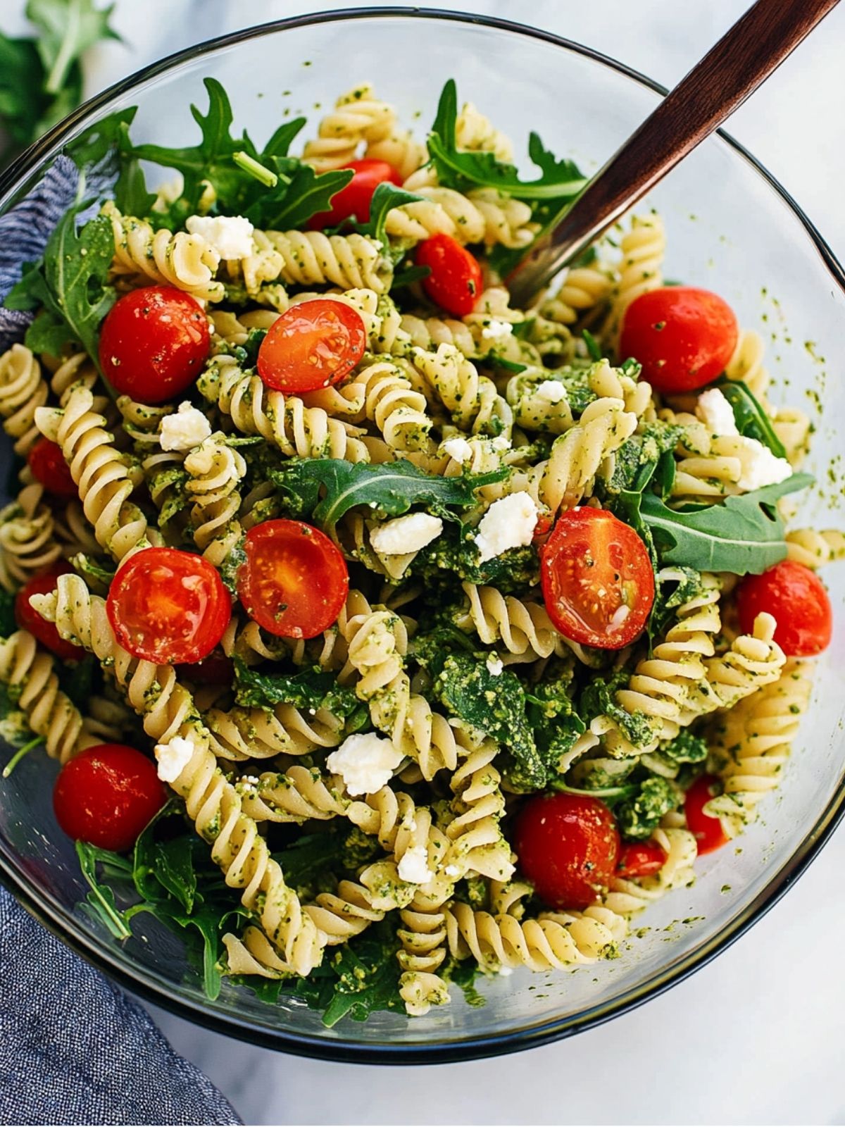 Easy Pesto Pasta Salad Recipe