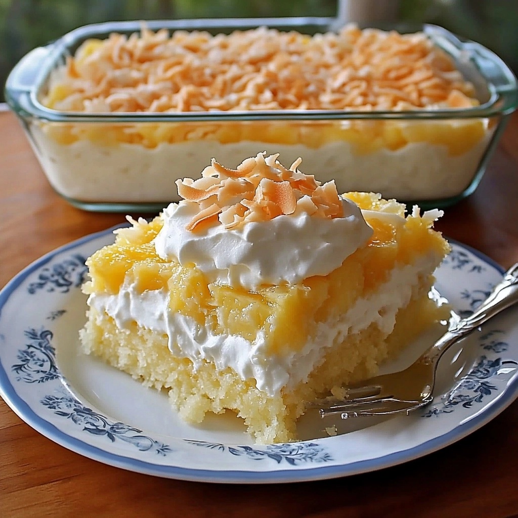 Pineapple Coconut Dream Cake Recipe