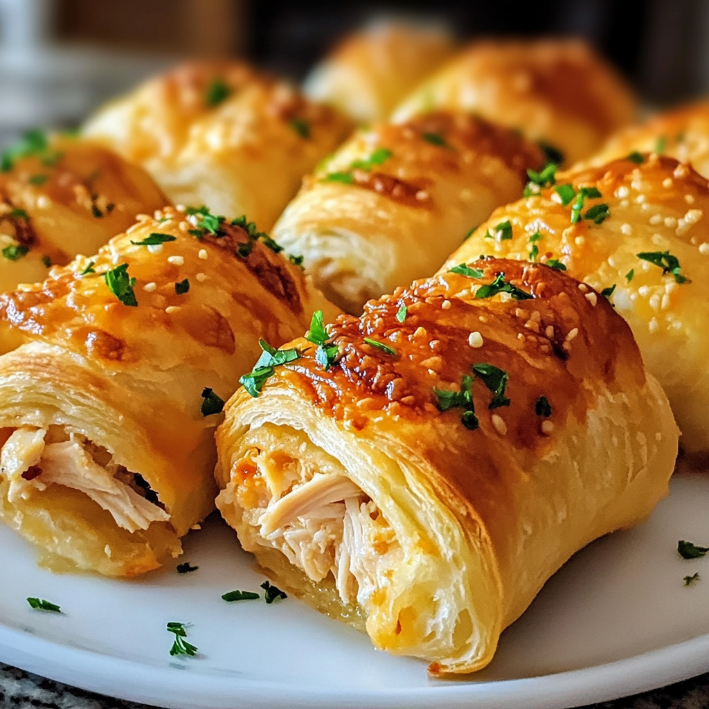 Easy Cheesy Chicken Crescent Rolls