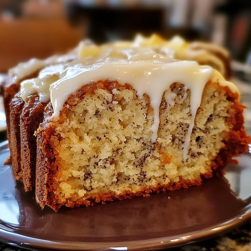 Banana Bread Cake with Cream Cheese Frosting