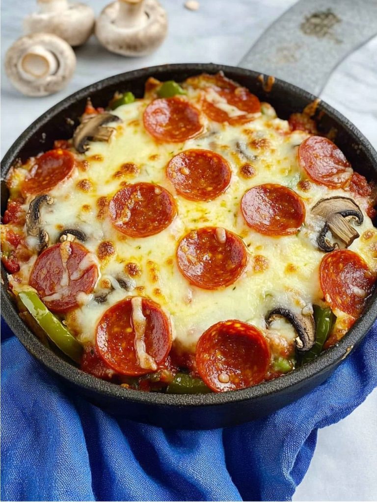 Low Carb Crustless Pizza Bowl