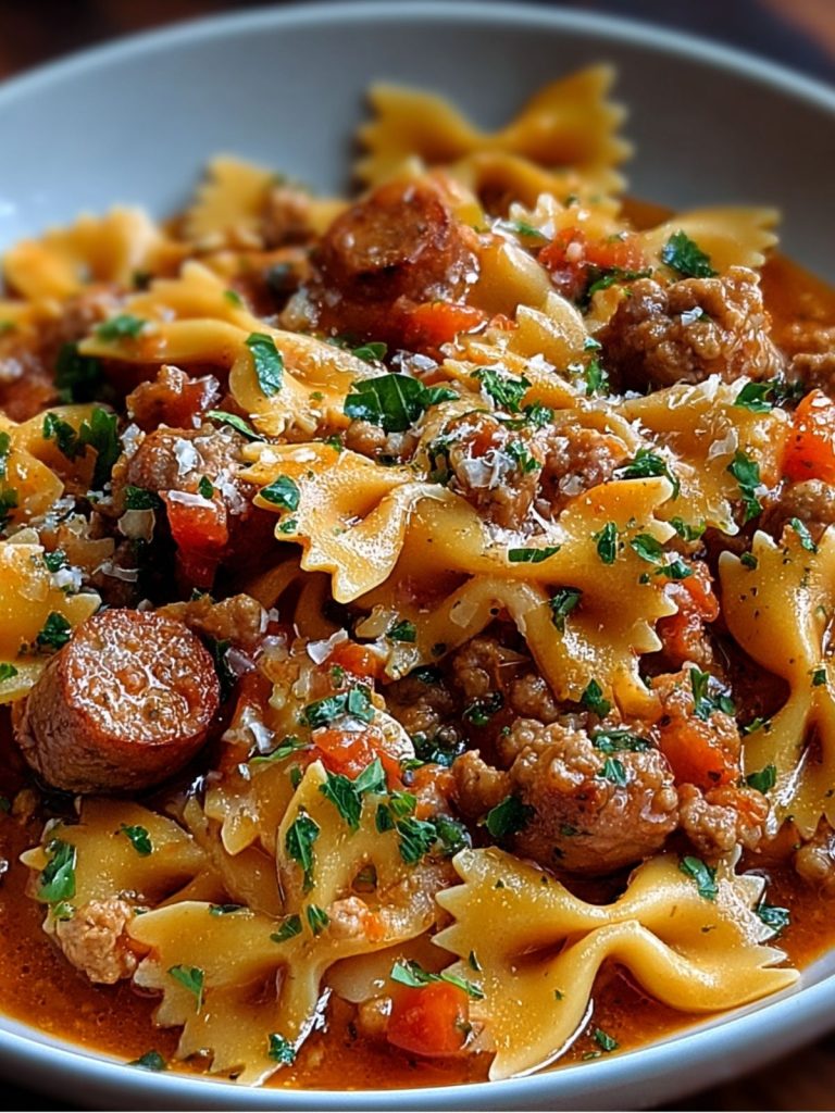 Italian Sausage Bow Tie Pasta Recipe