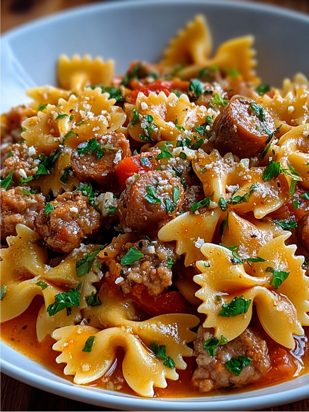Italian Sausage Bow Tie Pasta Recipe