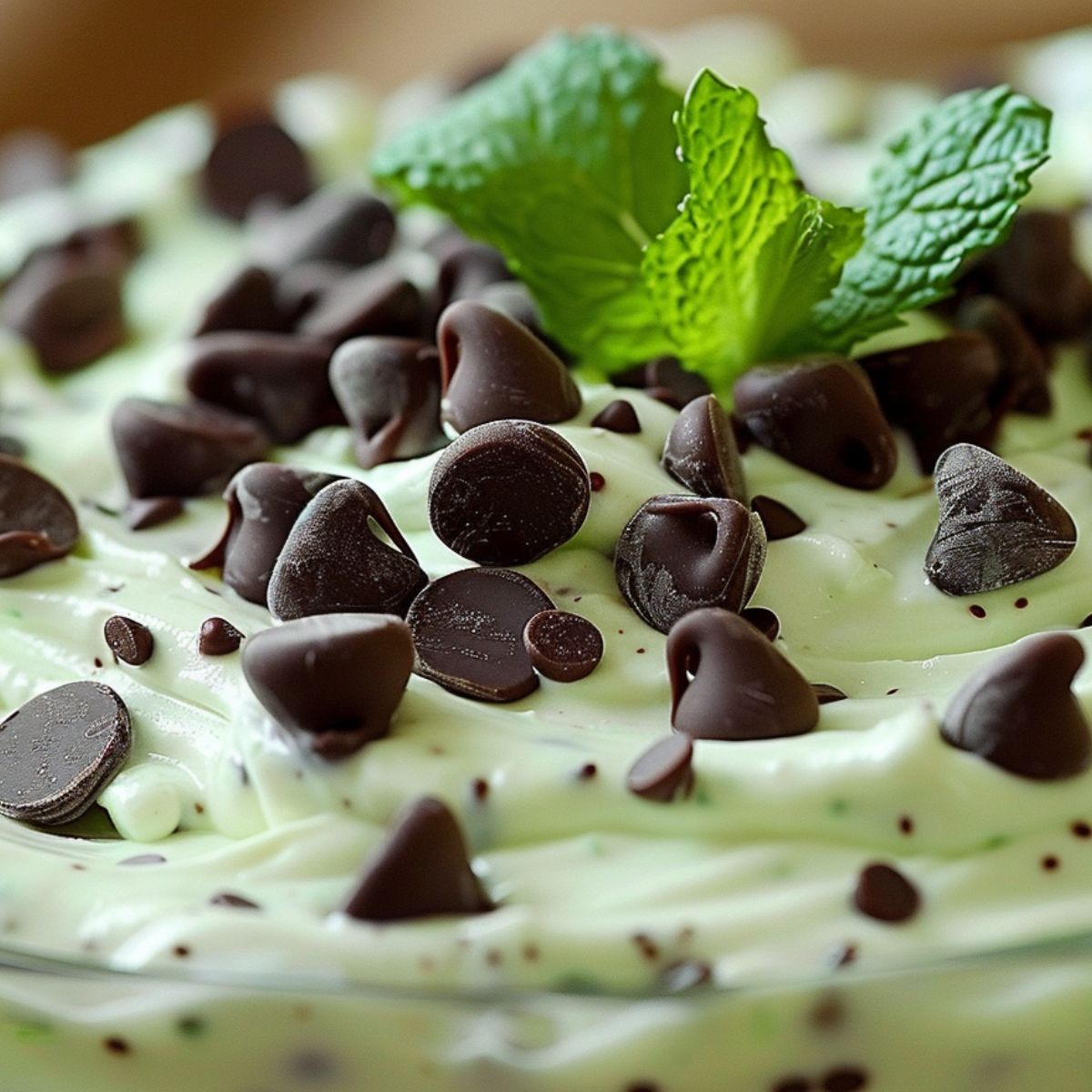 Mint Chocolate Chip Cheesecake Dip