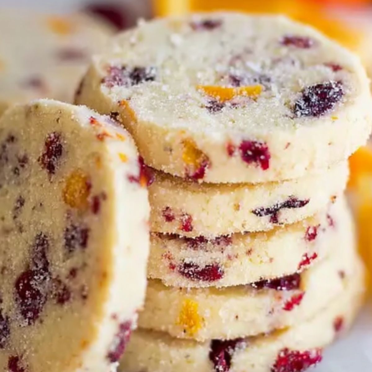 Buttery Cranberry Orange Shortbread Cookies You'll Adore