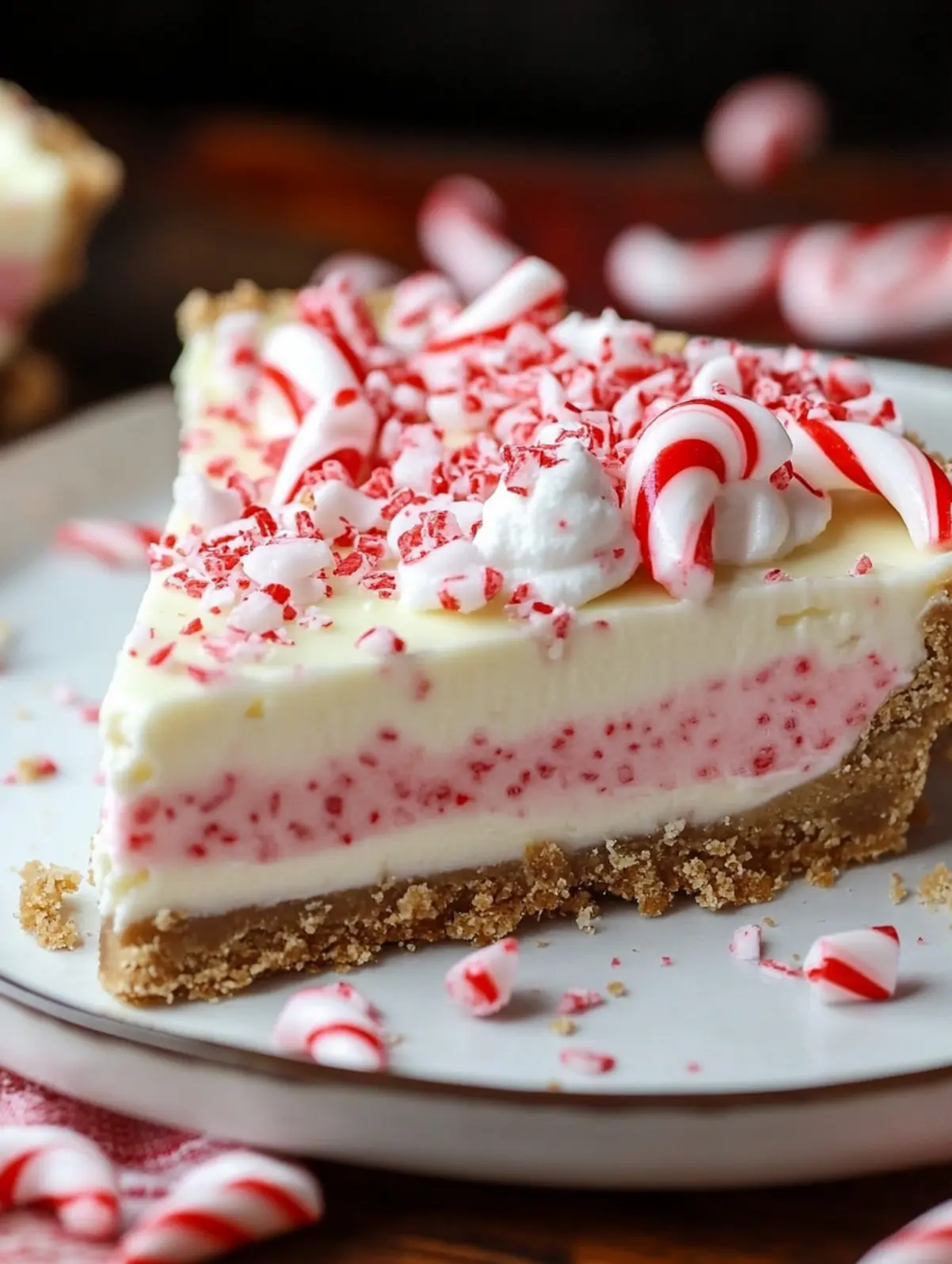 Dreamy No-Bake Candy Cane Pie for Holiday Magic