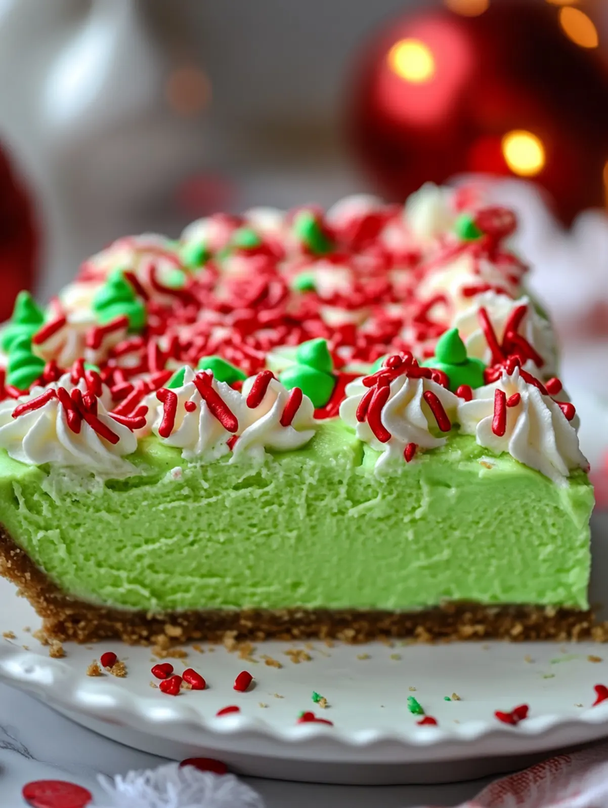 Enchanting No Bake Grinch Pie: A Dreamy Holiday Delight