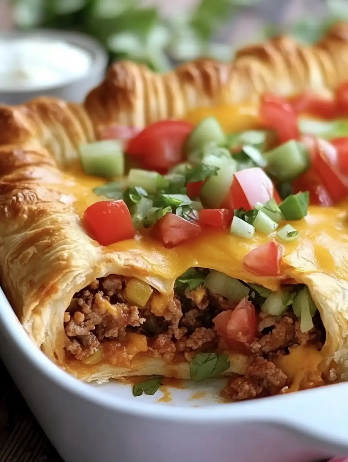 Mouthwatering Crescent Roll Taco Bake for Weeknight Magic