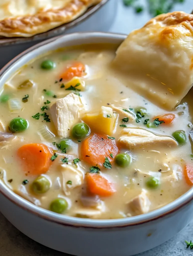 Cozy Homemade Chicken Pot Pie Soup: Best Comfort In A Bowl