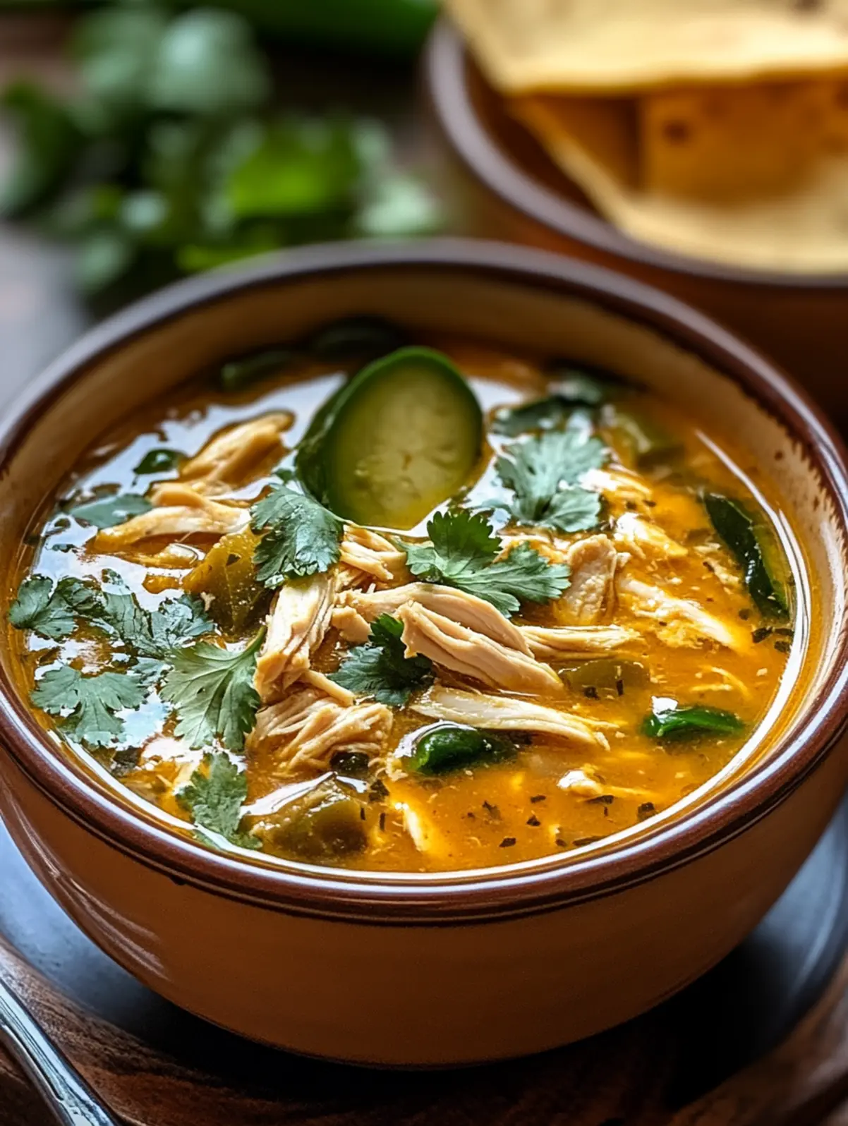 Zesty Poblano Chicken Tortilla Soup: A Comforting Homemade Bowl